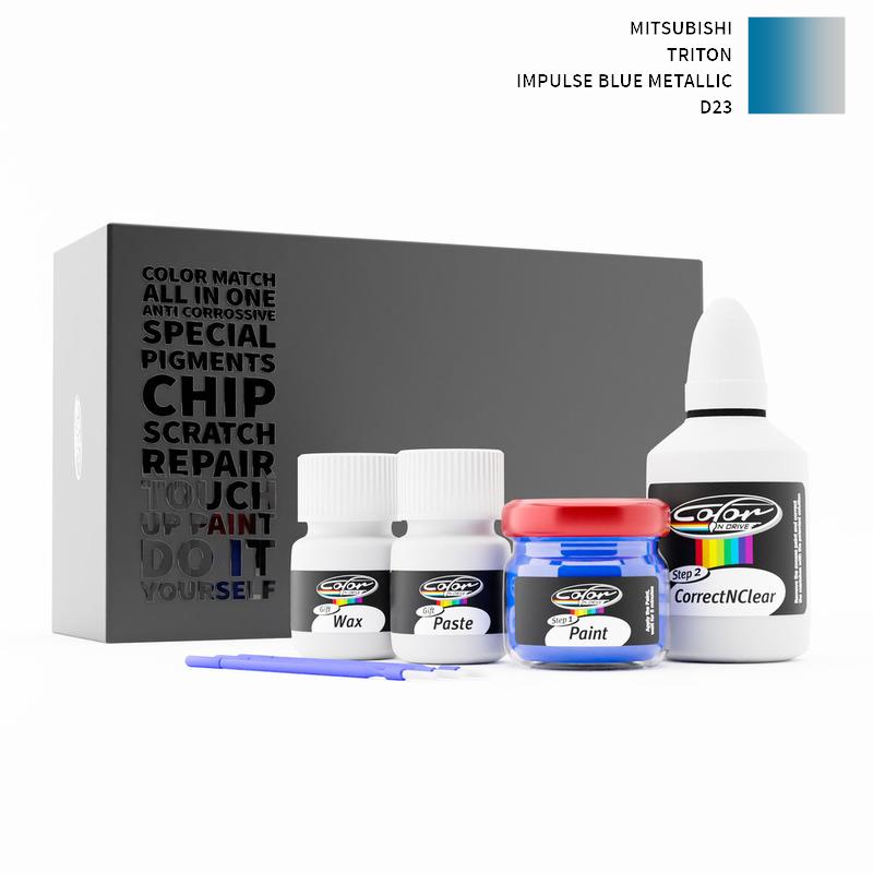 Mitsubishi Triton Impulse Blue Metallic D23 Touch Up Paint Kit ...