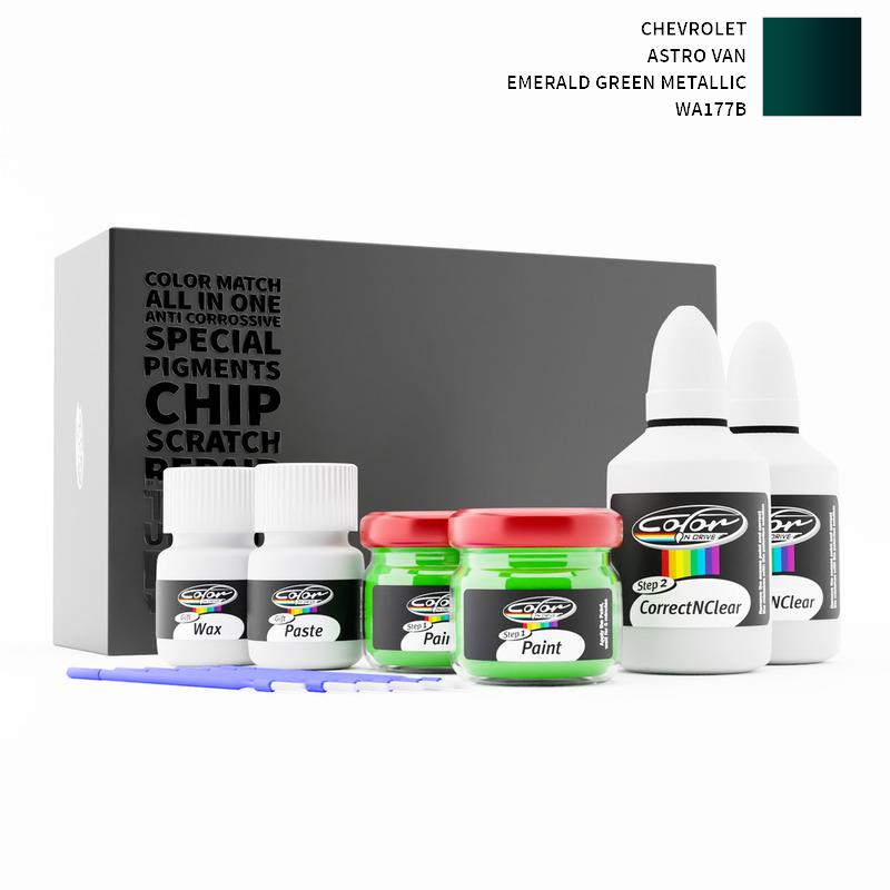 Chevrolet Astro Van Emerald Green Metallic WA177B Touch Up Paint Kit ...