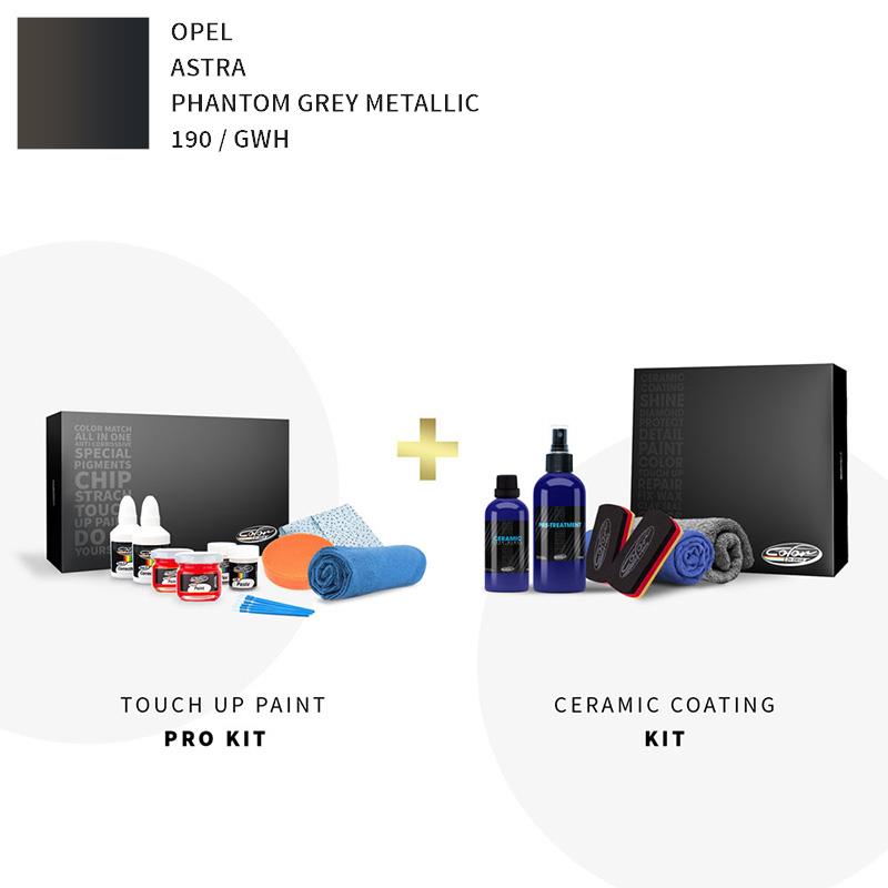 Opel Astra Phantom Grey Metallic 190 / GWH Touch Up Paint Kit | Opel ...