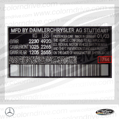 How To Find Color Code For Mercedes Psoriasisguru
