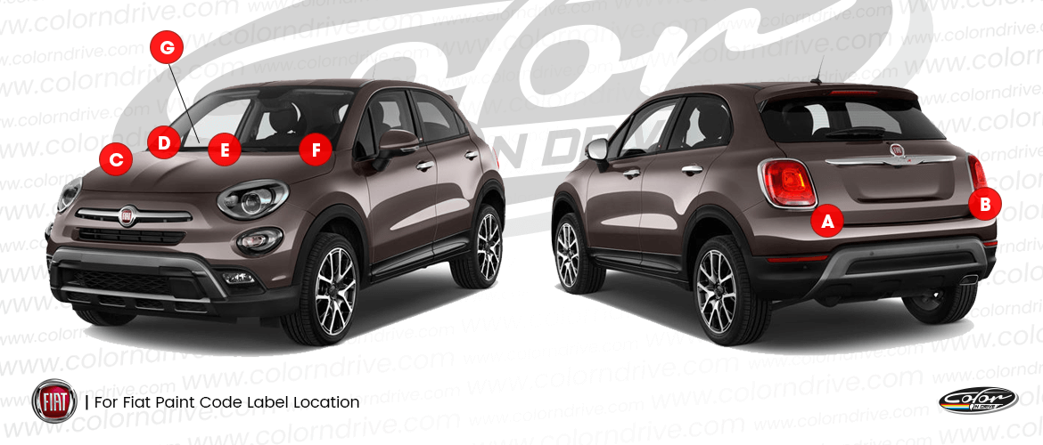 Find My Fiat Color Code Color N Drive Find My Fiat Color Code Color N Drive