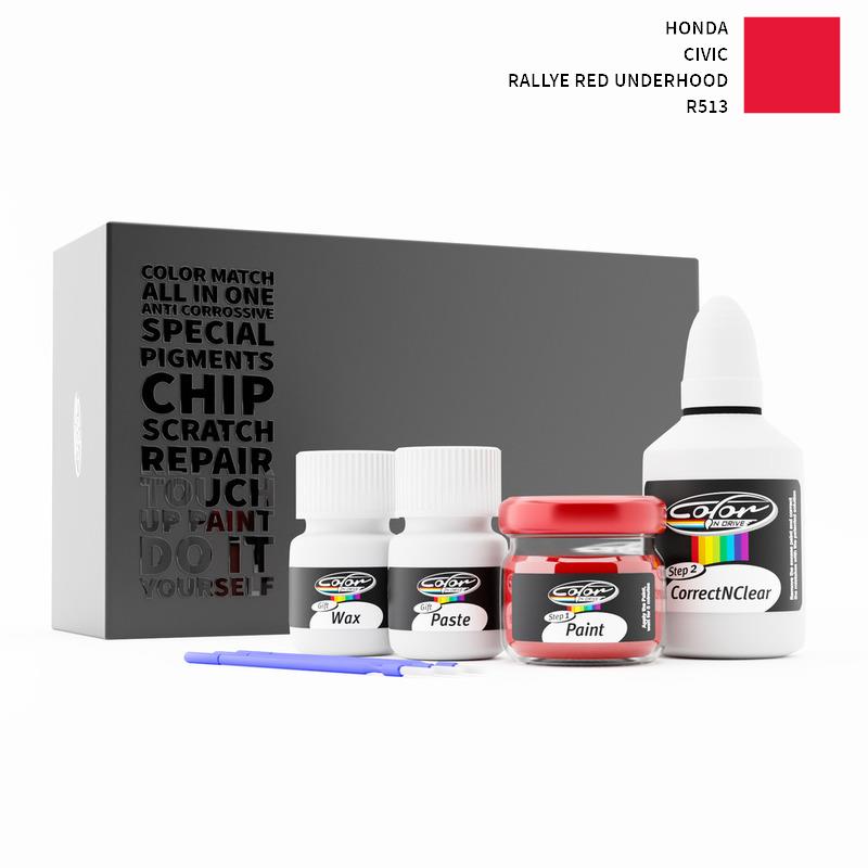 Honda Civic Rallye Red Underhood R513 Touch Up Paint | Honda Touch Up ...