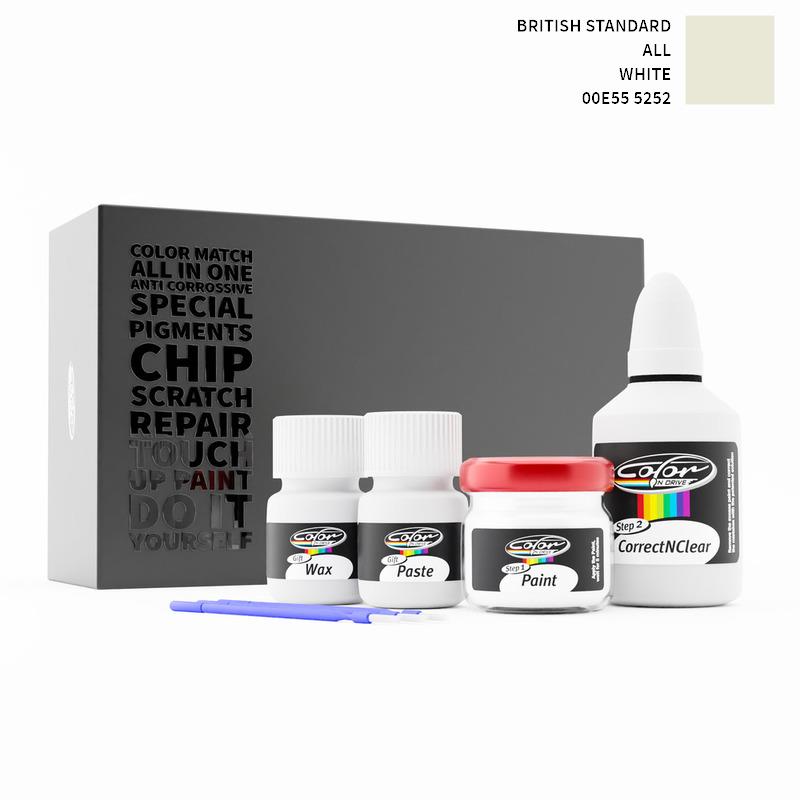British Standard ALL White 5252 00E55 Touch Up Paint Kit | British ...