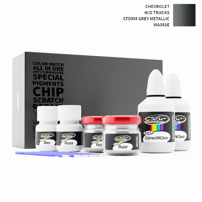 Chevrolet H/D Trucks Storm Grey Metallic WA391E Touch Up Paint Kit ...