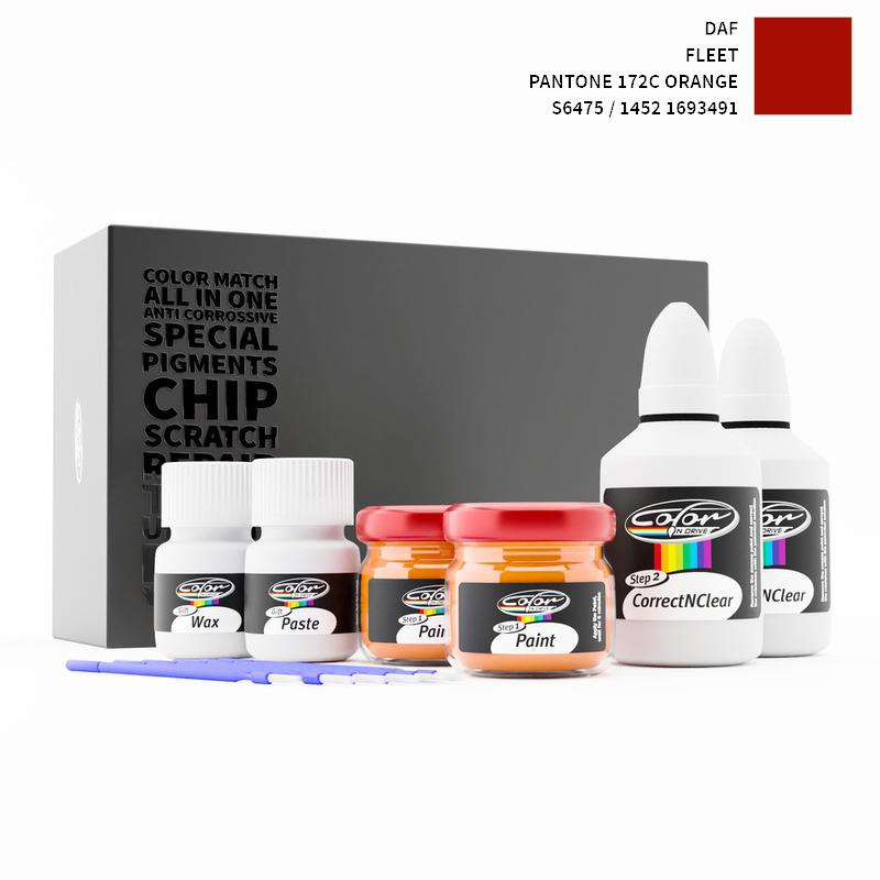 DAF Fleet Pantone 172C Orange 1693491 1452 / S6475 Touch Up Paint Kit ...