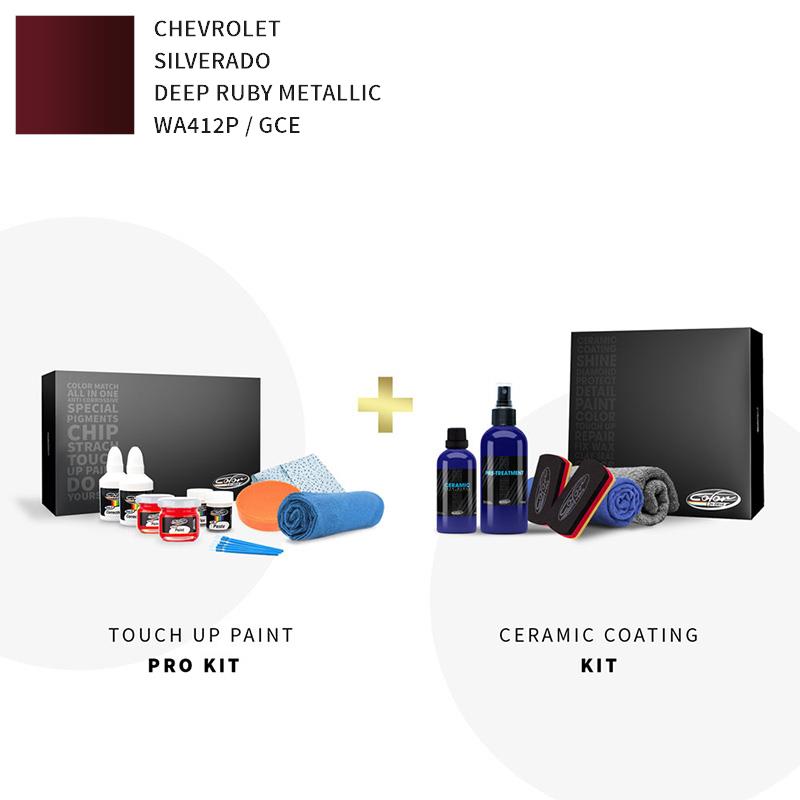 Chevrolet Silverado Deep Ruby Metallic WA412P / GCE Touch Up Paint Kit ...