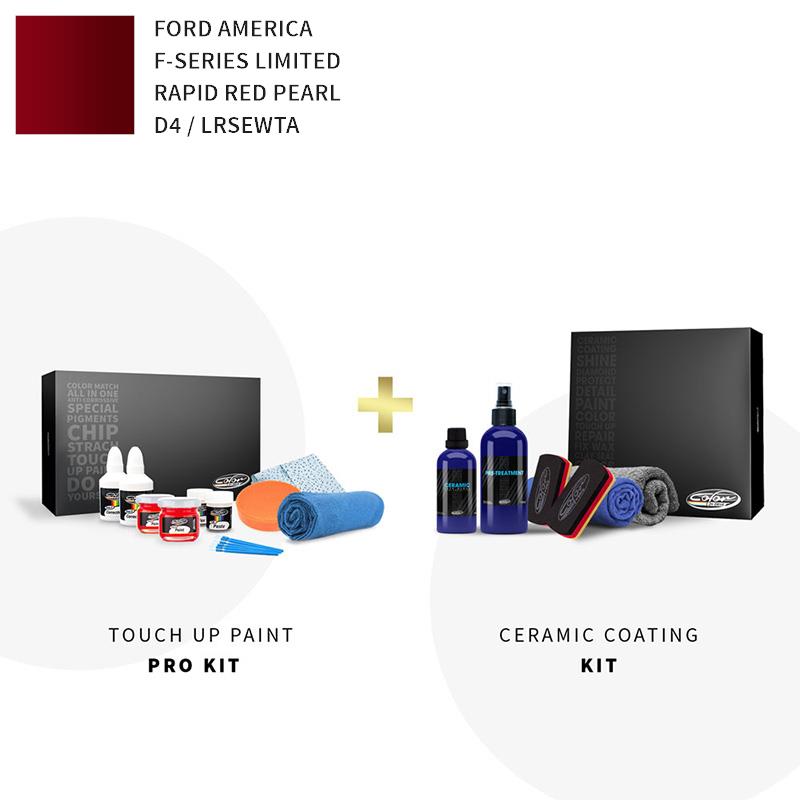 Ford America F-Series Limited Rapid Red Pearl D4 / LRSEWTA Touch Up ...