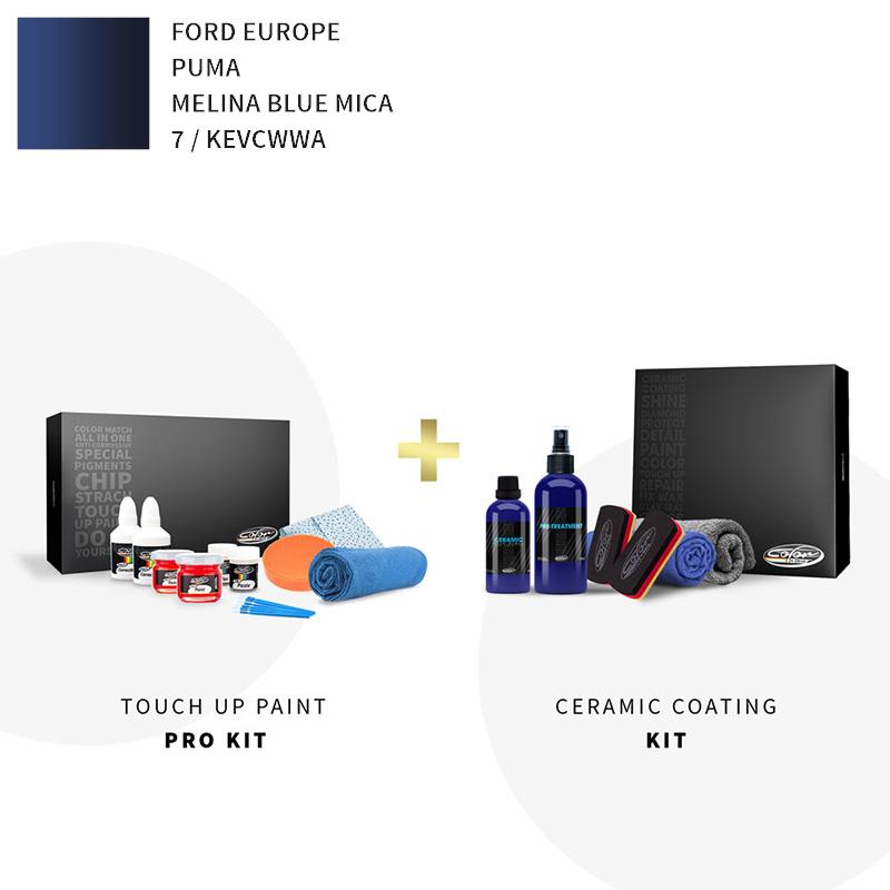Ford Europe Puma Melina Blue Mica 7 / KEVCWWA Touch Up Paint Kit | Ford ...