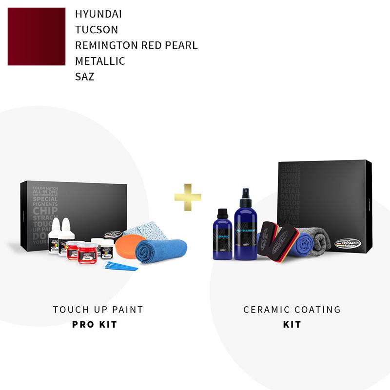 Hyundai Tucson Remington Red Pearl Metallic SAZ Touch Up Paint Kit ...