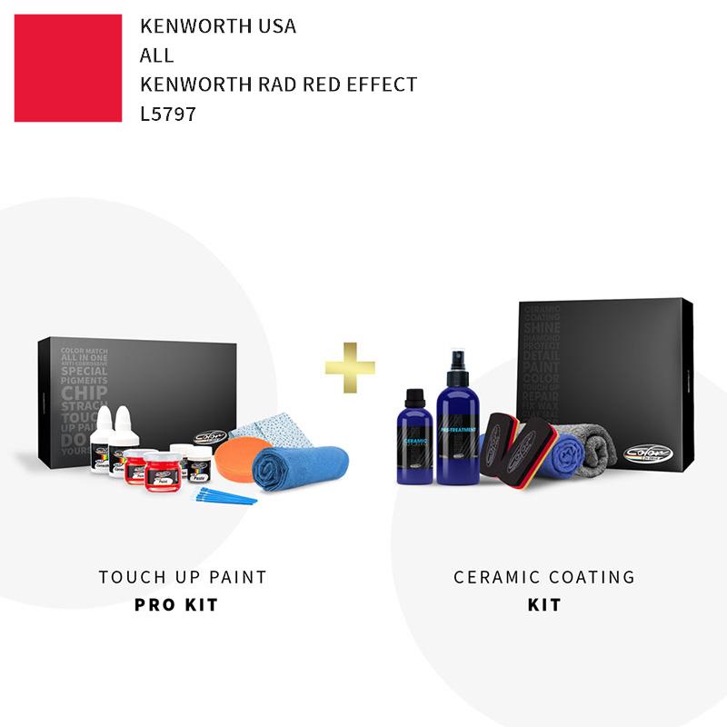 Kenworth Usa ALL Kenworth Rad Red Effect L5797 Touch Up Paint Kit ...