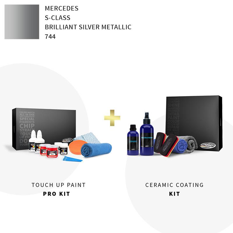 Mercedes S-Class Brilliant Silver Metallic 744 Touch Up Paint Kit ...