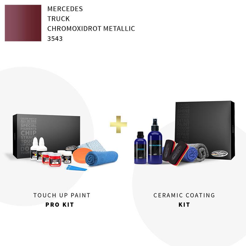 Mercedes Truck Chromoxidrot Metallic 3543 Touch Up Paint Kit | Mercedes ...