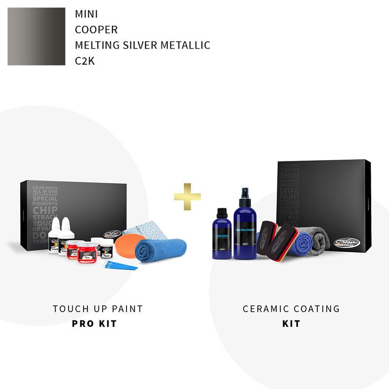 Mini Cooper Melting Silver Metallic C2K Touch Up Paint Kit | Mini Touch ...