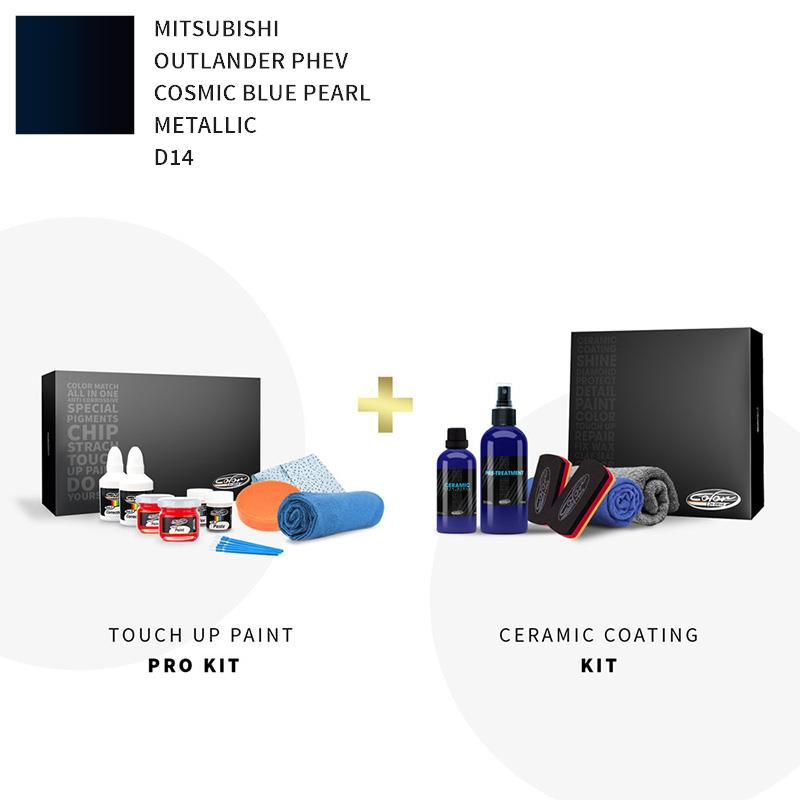 Mitsubishi Outlander Phev Cosmic Blue Pearl Metallic D14 Touch Up Paint ...