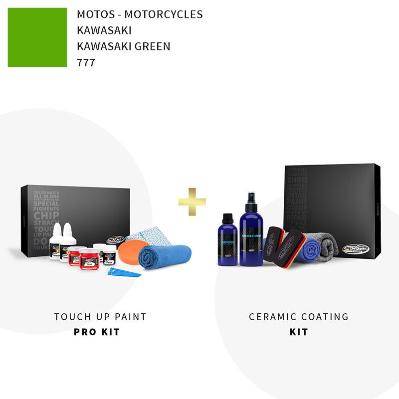 Motos - Motorcycles Kawasaki Kawasaki Green 777 Touch Up Paint Kit ...