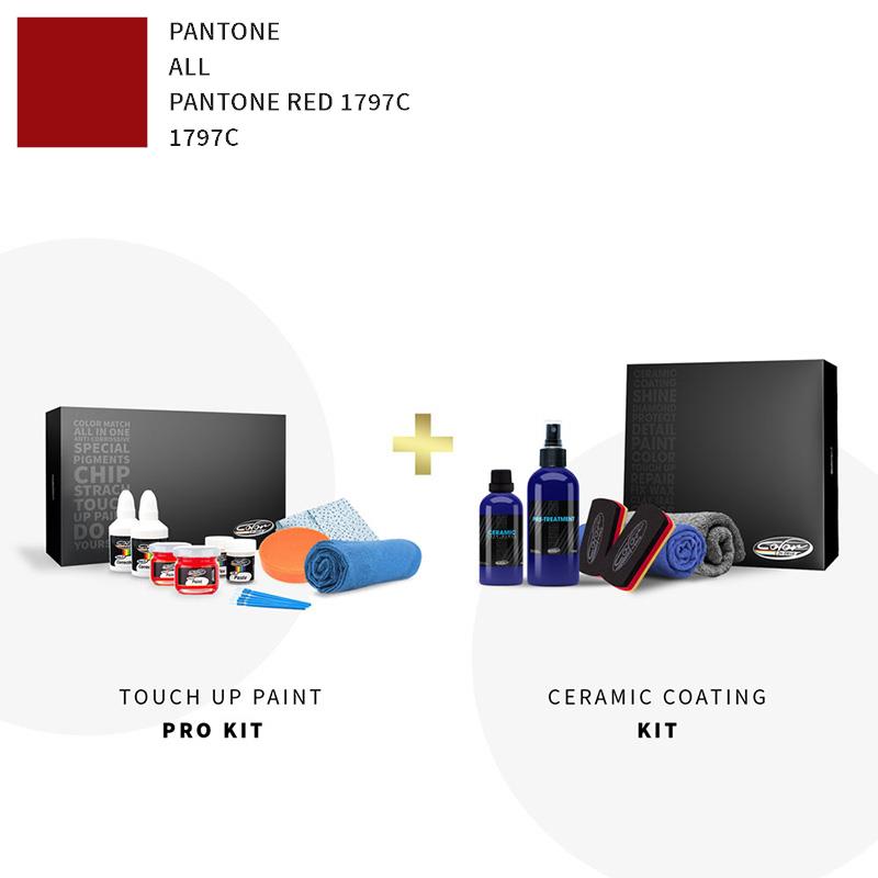 Pantone ALL Pantone Red 1797C 1797C Touch Up Paint Kit | Pantone Touch Up Paint | Color N Drive