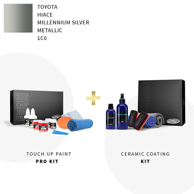 Toyota Hiace Millennium Silver Metallic 1C0 Touch Up Paint Kit | Toyota ...