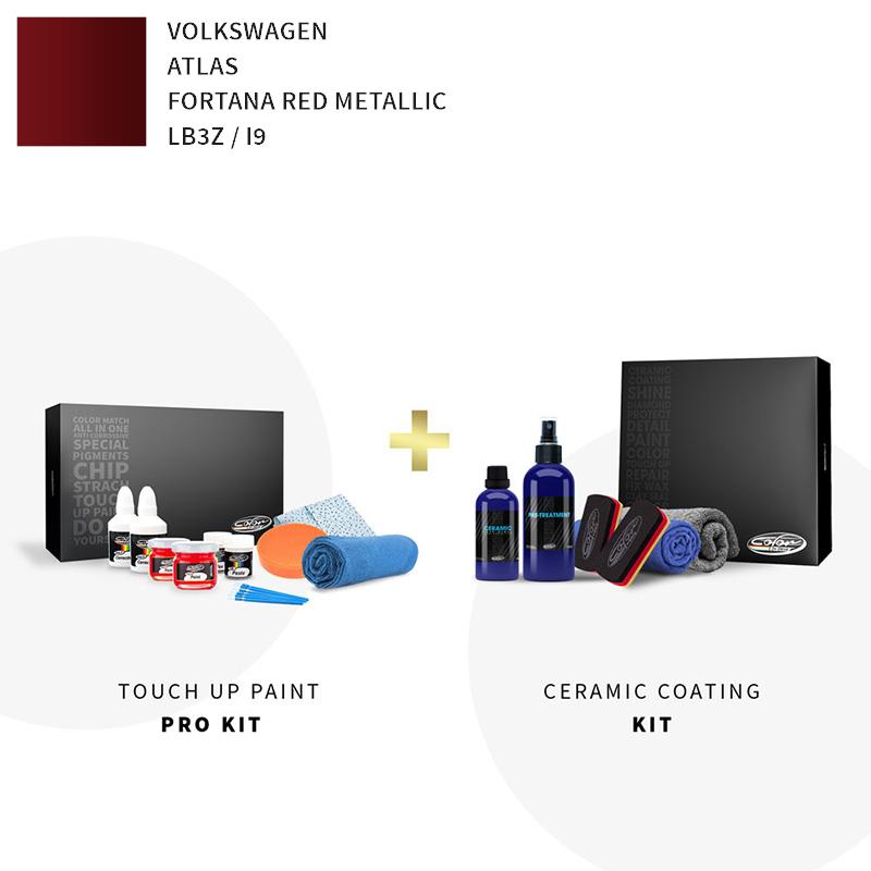 Volkswagen Atlas Fortana Red Metallic LB3Z / I9 Touch Up Paint Kit ...