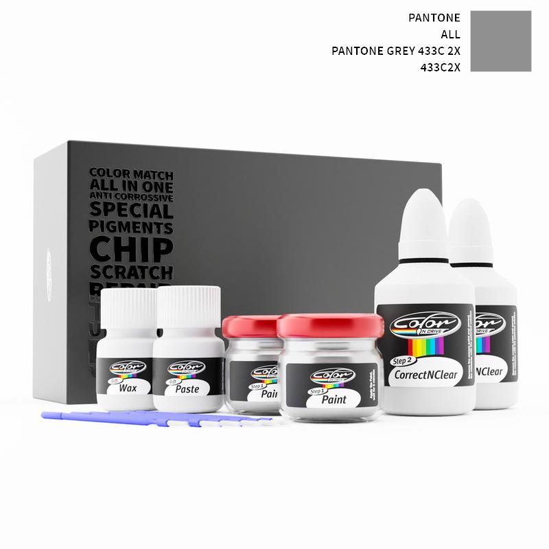 Pantone ALL Pantone Grey 433C 2X 433C2X Stylo Retouche Peinture | Color ...