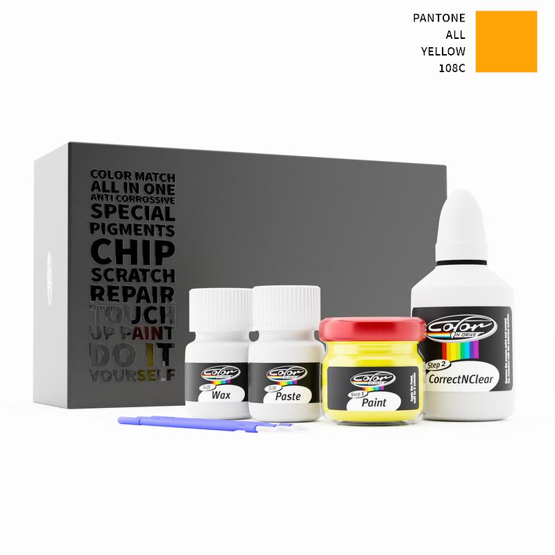 Pantone ALL Yellow 108C Touch Up Paint Kit | Pantone Touch Up Paint ...