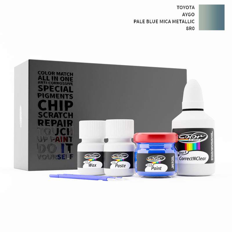 Toyota Aygo Pale Blue Mica Metallic 8R0 Touch Up Paint Kit | Toyota ...