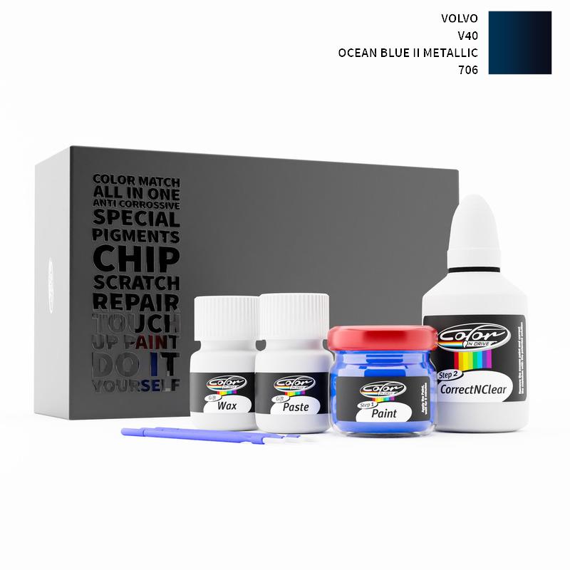 Volvo V40 Ocean Blue Ii Metallic 706 Touch Up Paint Kit | Volvo Touch ...