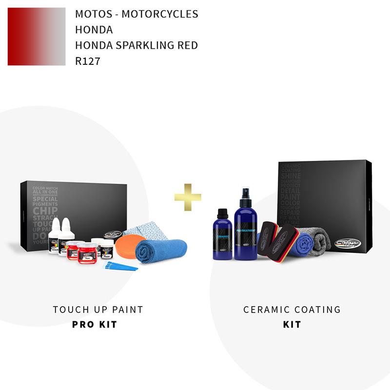 Motos - Motorcycles Honda Honda Sparkling Red R127 Touch Up Paint Kit ...