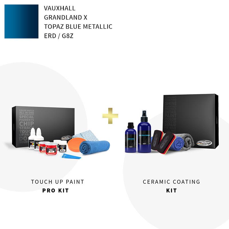 Vauxhall Grandland X Topaz Blue Metallic ERD / G8Z Touch Up Paint Kit ...