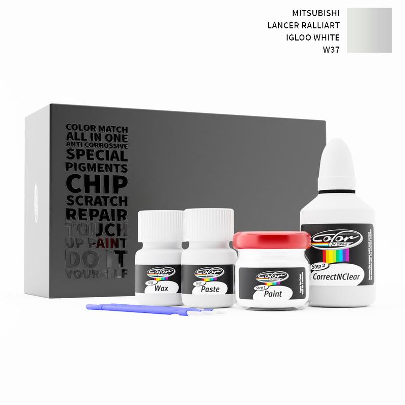 Mitsubishi Lancer Ralliart Igloo White W37 Touch Up Paint Kit ...